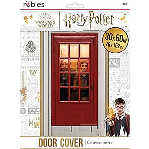 Rubies Harry Potter Decorative Door Cover, Telephone Booth, 30" x 60"