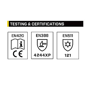 Ringers Gloves Extrication Barrier One Glove, High Visibility Lime - 327-10
