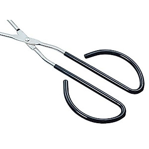 HINMAY Extra Long Scissor Tongs 16-Inch Stainless Steel Barbecue Grilling Tongs