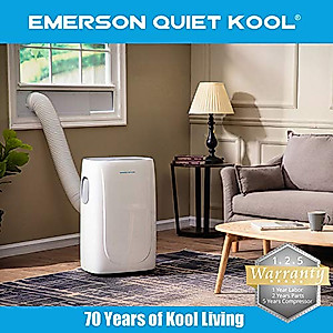 Emerson Quiet Kool 7,800 BTU Portable Air Conditioner with Remote Control, For Rooms up to 350 Sq. Ft.