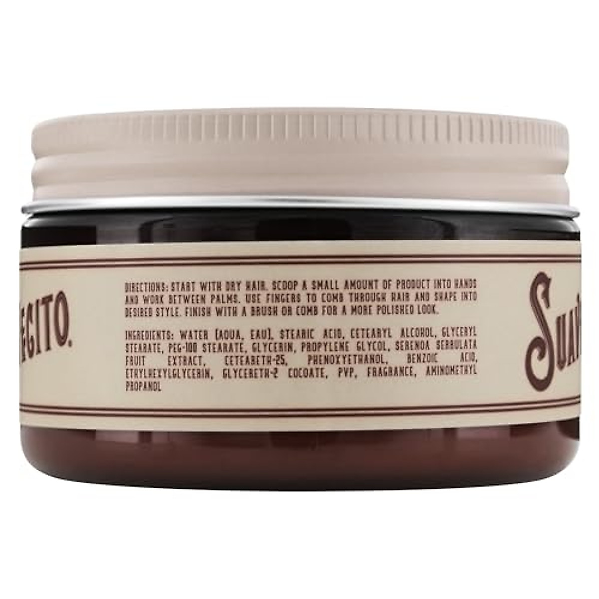Suavecito Pomade Matte Hair Cream With DHT Blocker For Hair Regrowth - Low Shine Light Hold For Styling Thinning Hair To Look Thick & Full With Volume