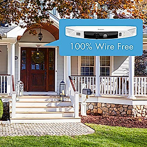 Panasonic HomeHawk Outdoor Wireless Smart Home Security Camera, Wide Angle View, Color Night Vision, 2-Way Talk, Works with Alexa & Google Assistant, 2 Camera Kit (KX-HN7002W)