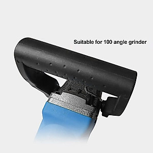 Kakalote Angle Grinder Handle Replacement Woodworking Thread Auxiliary Polishing Machine Sander Side Hand Tool(Size:Handle+Mounting Screw+Tool)