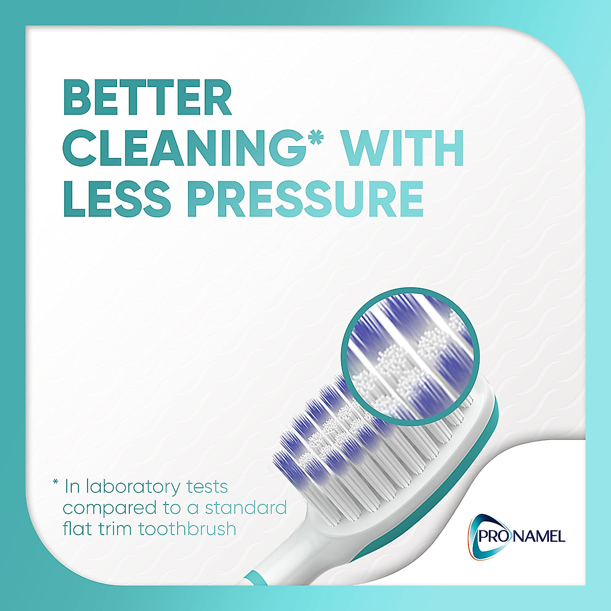 Sensodyne Pronamel Medium Toothbrush, Provides Tooth Enamel Protection and Cleans Better with Less Pressure - 4 Count
