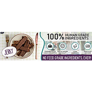 Pet Jerky Factory Premium Duck and Blueberry 5 oz. Dog Jerky Treats | 100% Human Grade | USA Made | High Protein | Grain Free | Limited Ingredients | No Filler | BHA-BHT Free | Soft-Tender