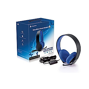 PlayStation Silver Wired Stereo Headset