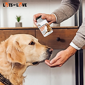 Dog Probiotic Chewable Tablets - Probiotic for Dog - Probiotic Supplement - Lots of Love Pet Products - 60 Count (Pack of 1)