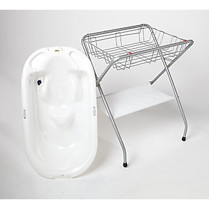 Primo Folding Bath Stand, Silver Gray