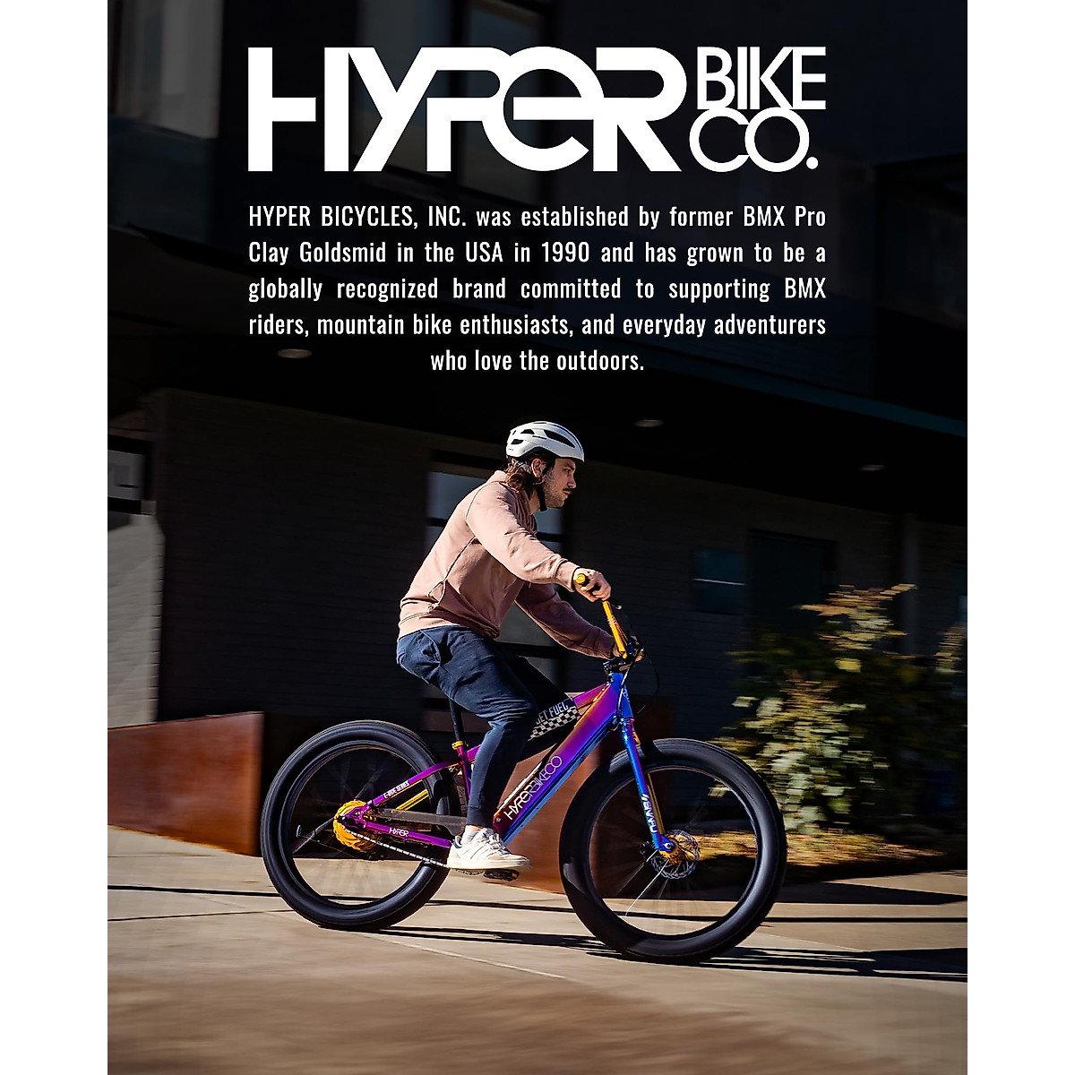 Hyper E-Ride BMX Fat Tire Electric Bike. 250w, 36v Battery, 26 X Inch Fat Tire Ebike with Pedal Assist, Single Speed, Front and Rear Disc Brakes, BMX Frame. Electric Bicycle for Adults. (Jet Fuel)