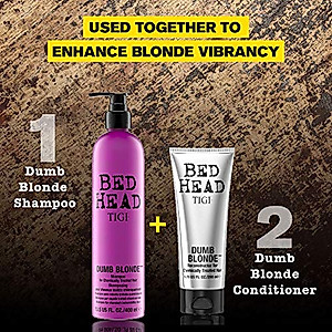 TIGI Bed Head Dumb Blonde Shampoo, 13.5 Fluid Ounce