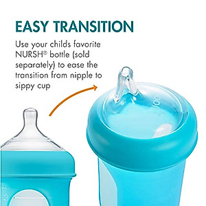 Boon NURSH Silicone Sippy Cup Lid, 6 Months and up (Pack of 3), 1L