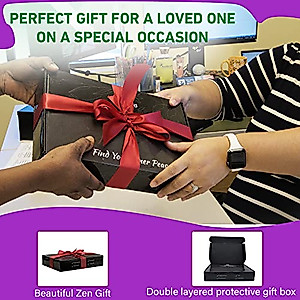 Mini Zen Garden for Desk 11x8in, Zen Gifts,Sand Tray Therapy Kit, Zen Sand Garden for Desk Mini Rock Garden Gifts, Desk Zen Garden Kit Zen Garden Accessories for Zen Garden Sand Tray Therapy