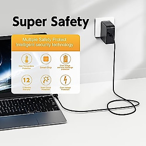 45W Laptop Charger Adapter for Asus UX330 UX330U UX360 UX360C UX305 Q504U Q504UA Q302 Q302L Q302LA Q302U S200E X201E X202E X541NA Notebook Power Supply Cord