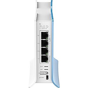 Mikrotik RB941-2nD-TC hAP Lite 32MB 4 X 10/100 2.4Ghz 802.11b/g/n 2x2 OSL4