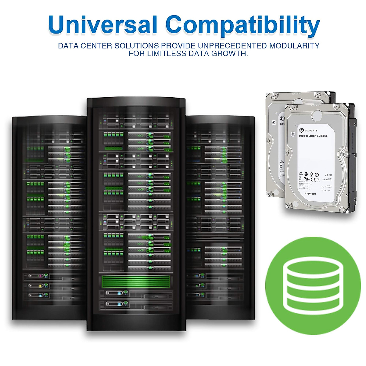 Seagate Enterprise Capacity 6TB | SAS Interface for Servers | ST6000NM0285 | 7.2K 12Gb/s 256MB Cache 3.5" 512e | Secure SED-FIPS Model | Enterprise Internal Hard Drive HDD w/ 3 Year Warranty