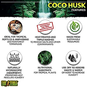 Exo Terra Coco Husk, 7.2-Quart (Packaging May Vary)