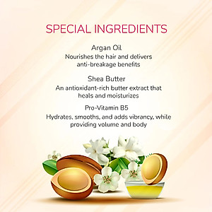 Profashion Argan Oil Leave In Conditioner For Curly Hair - Deep Conditioner For Dry Damaged Hair - Deep Conditioner For Curly Hair - Vegan, Paraben Free, Sulfate Free Conditioner - 400ML/13.5 FL OZ