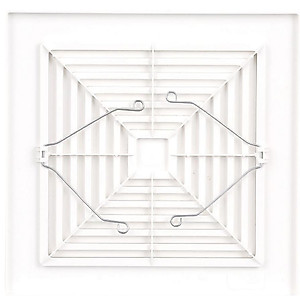 Broan-NuTone BP90 Replacement Grille For 688 Fan , White, 9 In. x 9.25 In. x 0.325 In. with 7.25 and 7.5 in. housing