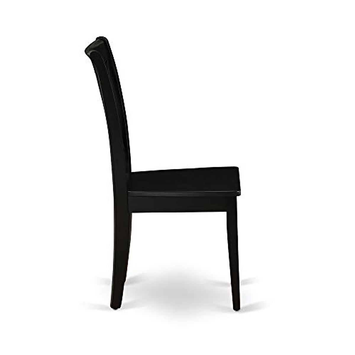 East West Furniture SHCL5-BLK-W Dining Table Set, 5-Piece