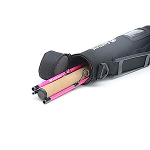 Santiam Fishing Rods Pink Travel Rod 4 Piece 7'0" 4-10lb Light Graphite Spinning Rod