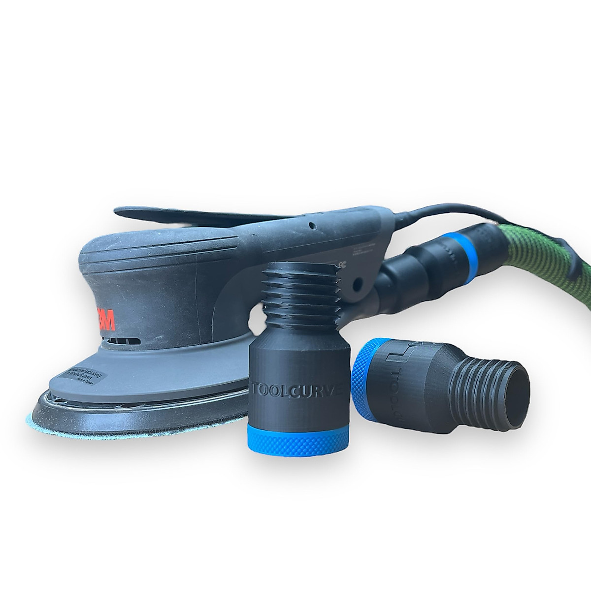 ToolCurve's Hose Adapter Compatible with Festool 27mm Hose to 3m Xtract Sander