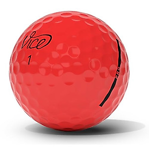 Vice Pro Golf Balls (Neon Red)