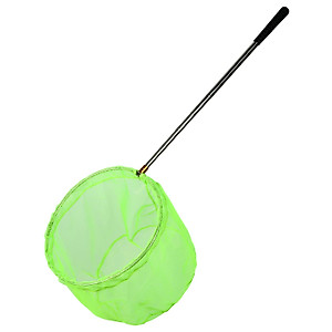 RESTCLOUD Bait Net and Fishing Landing Net with Telescoping Pole Handle Extends to 59 inches (Green)