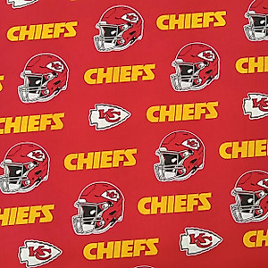 Chiefs Cotton Fabric 1 Yard