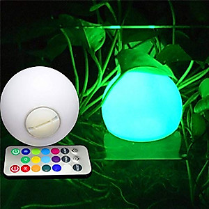 Uonlytech Outside Solar Lights Solar Floating Pool Lights, 8CM Solar Powered Lights Outdoor Decorative Night Light with, for Home Pool Garden Solar Lights Outdoor