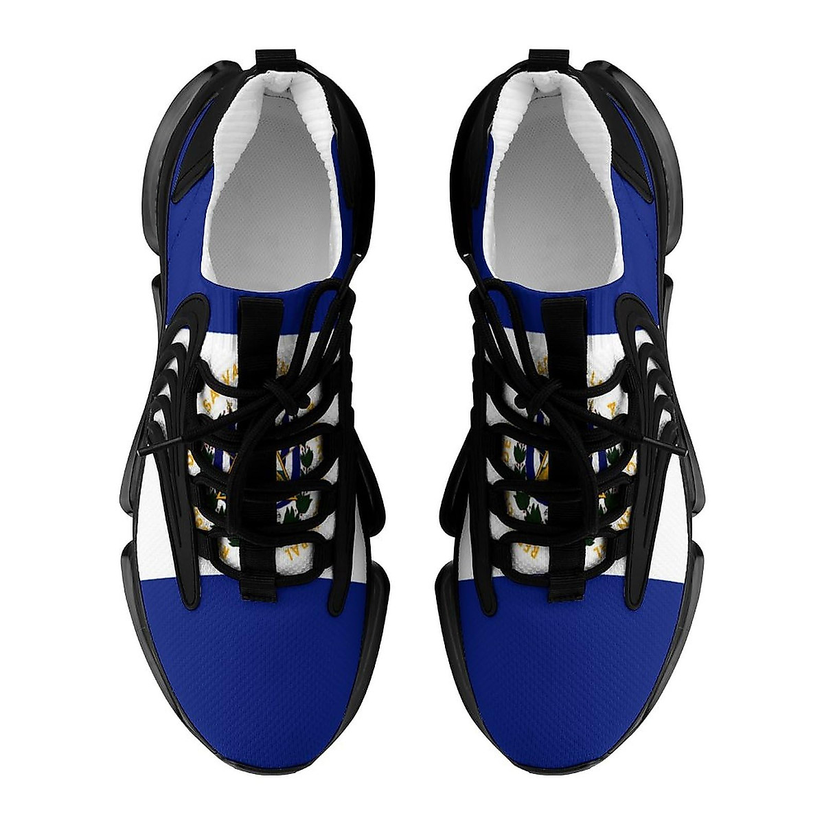 El Salvador Flag Sport Shoes for Men Women Non Slip Lightweight Breathable Walking Running Shoes 12women/10men