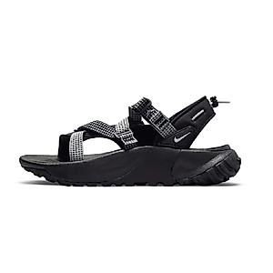 Nike Women's Oneanta Sandals, Black/Pure Platinum/Wolf Grey, 6