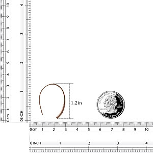 Handmade Pull Through Earrings Rose Gold Earrings Hypoallergenic Drop Open Hoop Earrings Dangle Threader Silver Earrings for Women Trendy