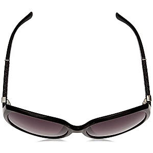 Jessica Simpson Womens J5236 Oversized Rectangular Sunglasses With Uv400 Protection. Glam Gifts For Her, 60 Mm, Black, 60 Mm US
