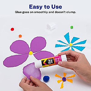 Avery Glue Stic, White, Washable, Non-Toxic, 1.27oz, 6 Glue Sticks, 2-Pack, 12 Total (10221)