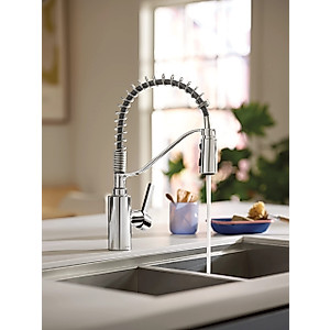 Moen 5926 Genta LX One-Handle High Arc Pulldown Kitchen Faucet, Chrome