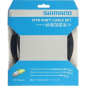 Shimano XT M8000 MTB Gear Cable Set, OPTISLICK Coated Inners, Black Y60198090