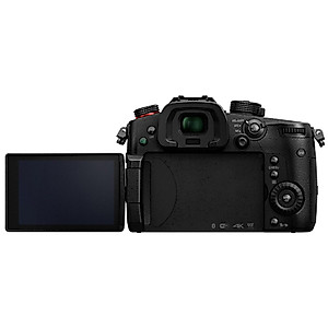 Panasonic LUMIX GH5S 10.2MP C4K Mirrorless ILC Camera Body, Wi-Fi & Bluetooth + 64GB Dual Memory & Microphone Deluxe Bundle