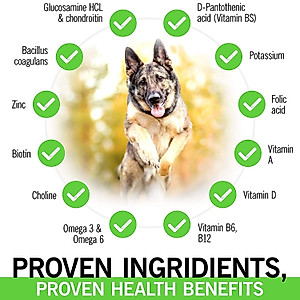 IE 4 in 1 Dog Multivitamins | Joint Support, Immune Health, Skin and Heart Health | Hip Joint Support, Skin Coat, Heart Health, Gut & Immune | 90 Soft Chews