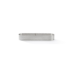 de Buyer Perforated Oblong Tart Ring - 5.7” x 1.4” - Perfect for Baking Beautifully Crisp Tarts - Easy to Use & Clean - Made in France