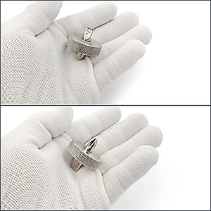 K20 TOOLS Short Stubby Screwdriver - Doubled Ended with Phillips and Flat Head - Made of Stainless Steel (Big Head - Size #2)