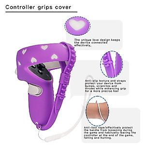 fanluoqi Silicone Cover Set for Accessories,includ face Cover,Lens Cover,Control Grips Cover and 3 in 1 Gifts