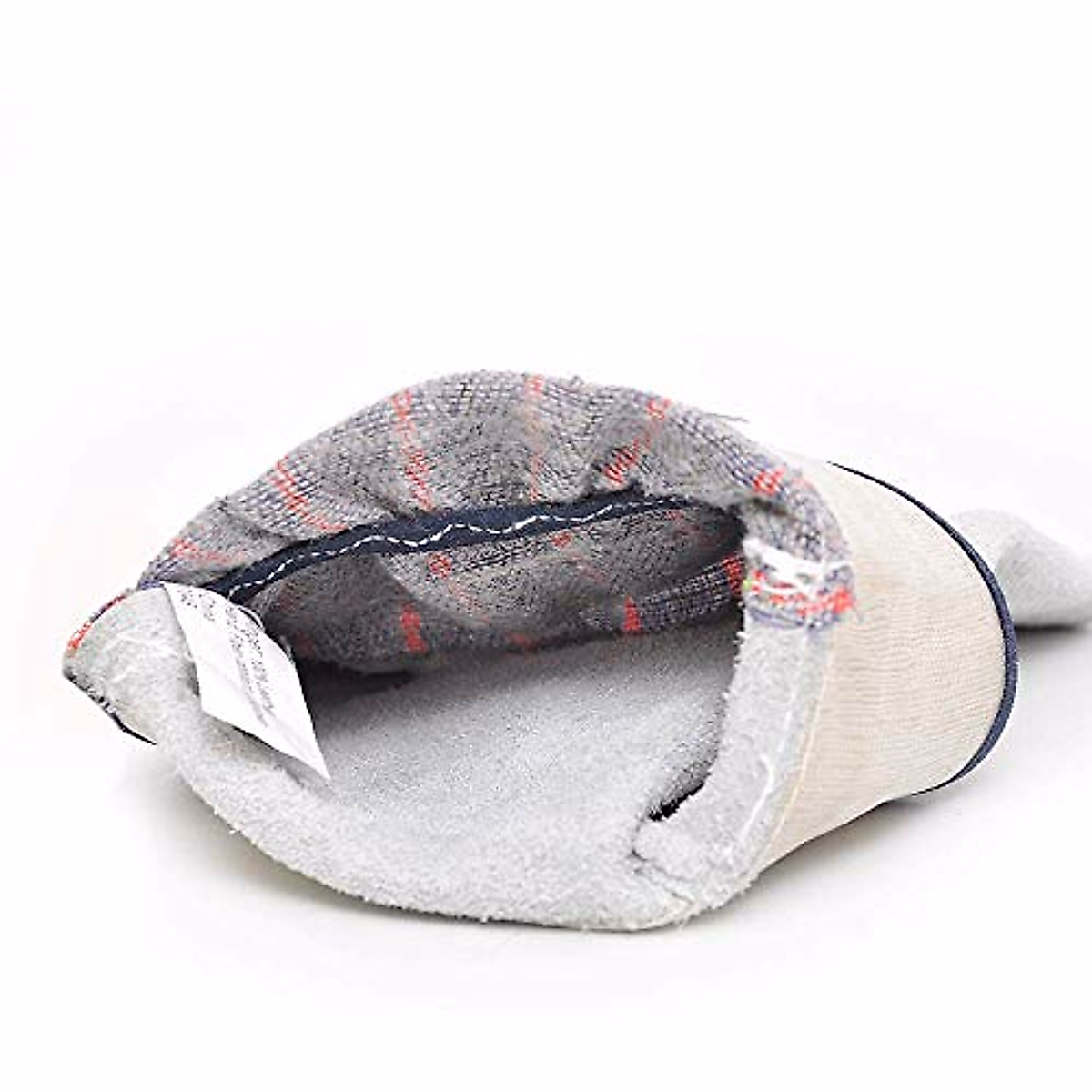 G & F Products unisex adult Safety Cuff Regular Grade work gloves, Grey, Large Pack of 5 US