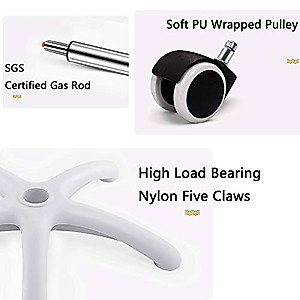 ECBETCR Chair Desk Office Chair Home Office Mid Back Computer Desk Chair Swivel Lumbar Support Task Chair, Ergonomic Office Swivel Chair with Armrest (Dark Green, Dark Blue, New Blue)