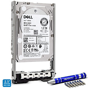 Dell 400-AJPD 1.2TB 10K SAS 12G 2.5” | 0G2G54 ST1200MM0099 Exos 10E2400 | PowerEdge HDD Enterprise Hard Drive in 13G Tray Bundle with Compatily Screwdriver Compatible with 463-7475 89D42 R730 T310