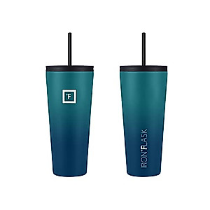 IRON °FLASK Tumbler with Lid And Straw 2.0-32 Oz, 2 Lids - Airtight Leak-Proof, Durable Stainless Steel Bottle - Double Walled, Hot & Cold Insulated Thermo Tumblers - Coffee & Water Travel Mug