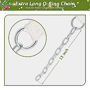 Double Hammock, 11 FT Quilted Fabric 2 Person Hammock for Outside with Pillow, Folding Curved Spreader Bar, Chains, Carrying Bag, Indoor Outdoor, 450 IB Capacity, Royal Blue