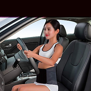 LSRRYD Portable Adjustable Elastic Lower Back Brace Pain Relief Double Pull Neoprene Lumbar Support Belt for Pain Relief and Injury Prevention for Men and Women (Size : M)