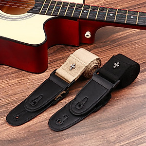 Sinseike Personalized Embroidered Guitar Strap (black)