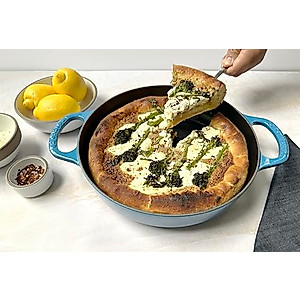 Le Creuset Signature Cast Iron Everyday Pan, 11", Sea Salt