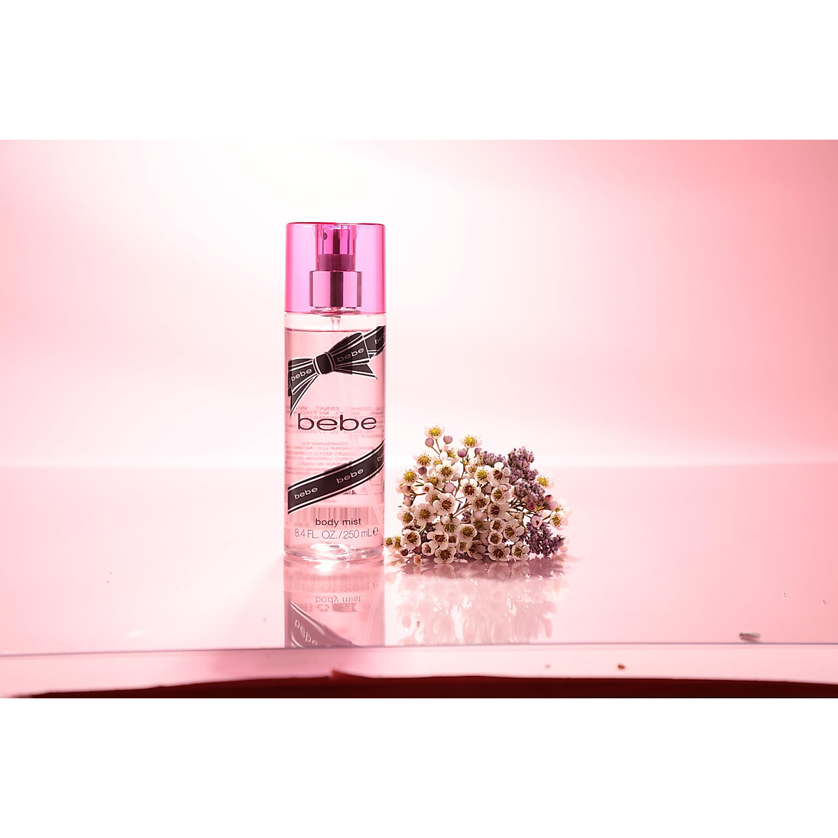 Bebe Silver Body Mist - Body Spray for Women with Mango, Tuberose, Peony, Jasmine, Rose, Cedarwood, Musk, and Sandalwood Long-Lasting Fragrance Mist - 8.4 Fl Oz Pack Of 2